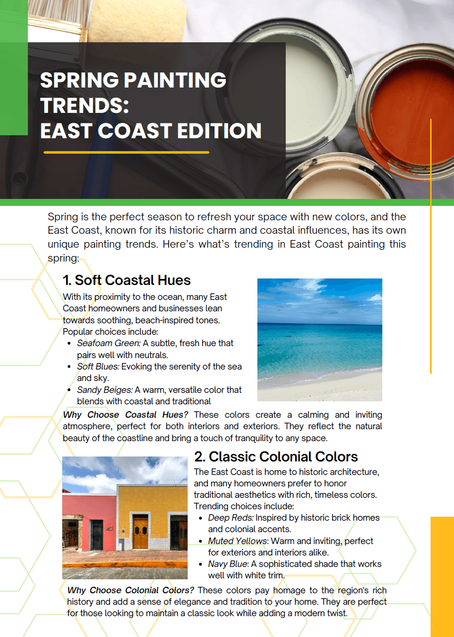 Spring Painting Trends: East Coast Edition - San Diego Painting ...